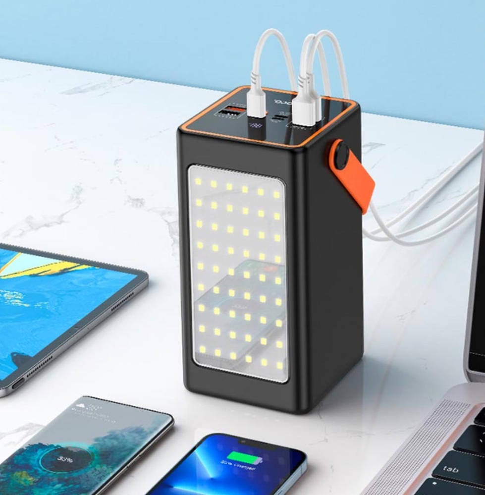 Power bank 100000 mAh с фонариком и быстрой зарядкой 22,5W - Купить в ...