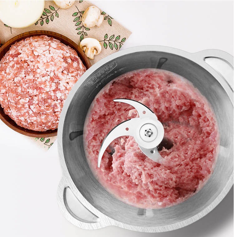 Кухонный измельчитель для мяса, овощей, орехов 1800W с металлической ...